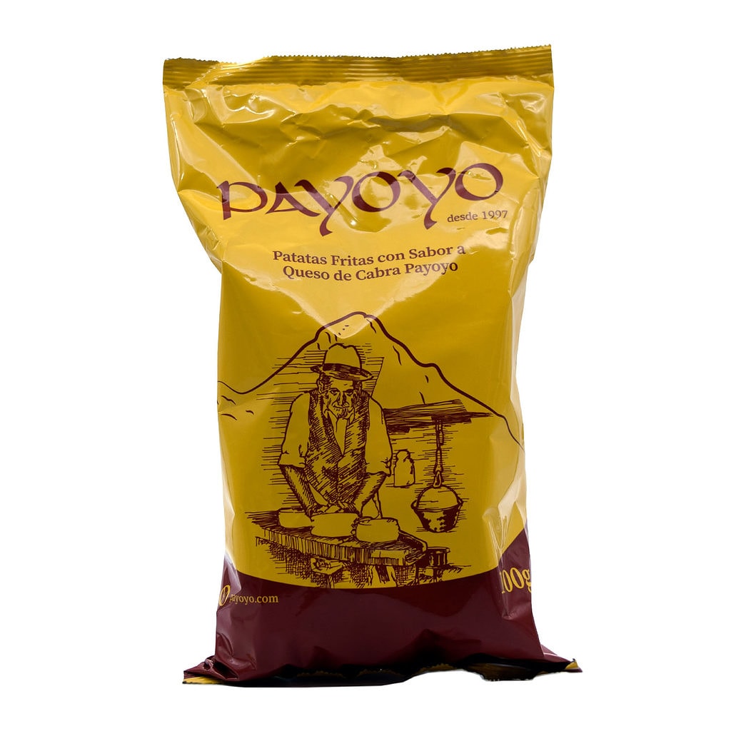 Payoyo Patatas Fritas sabor a Queso de Cabra Payoyo 100g - Andalubox
