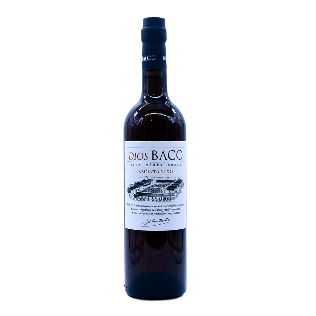 Dios Baco Jerez Amontillado, seco, potente - Andalubox