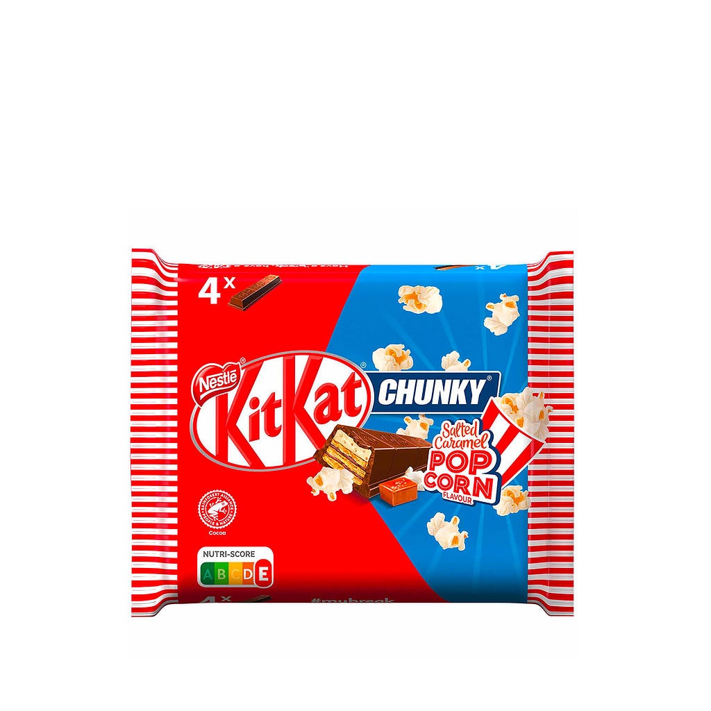 Kit Kat Pop Corn Chunky Multipack, 168gr - Andalubox