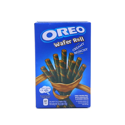 Oreo Wafer Roll Chocolate Pack 3x18g 54g - Andalubox